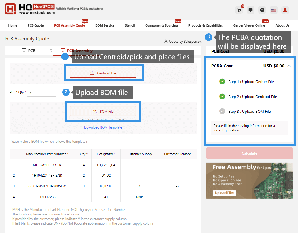 How to place a PCBA order?