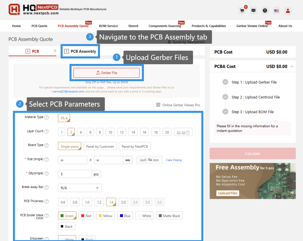 How to place a PCBA order?